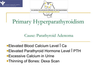 Hyperparathyroidism Presentation | PPT