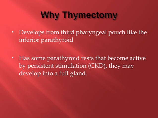 Surgery for CKD-MBD Parathyroidectomy Prof. Ahmed Halawa | PPT