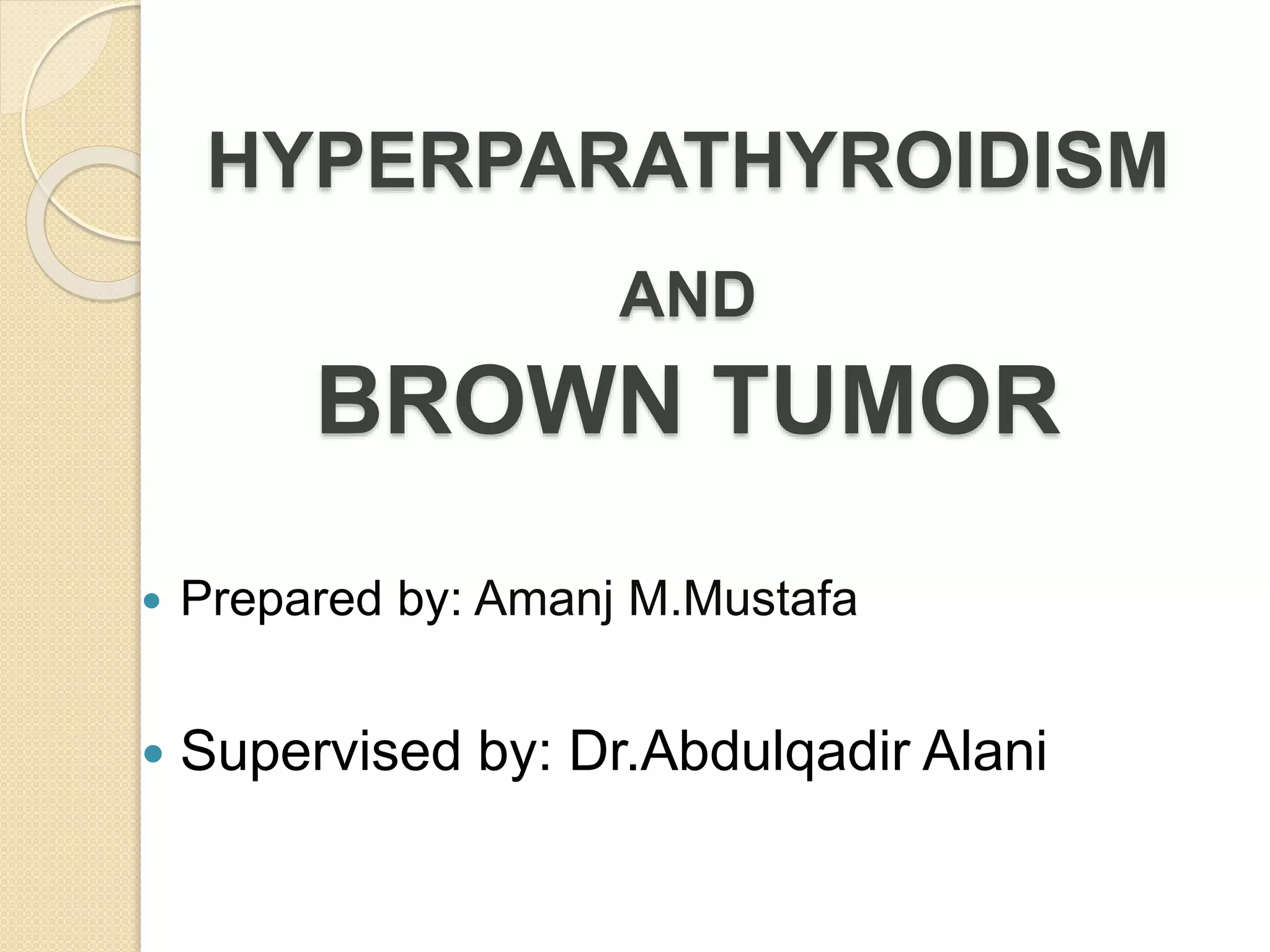 Hyperparathyroidism | PPT