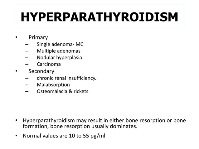 Hyperparathyroidism | PPTX