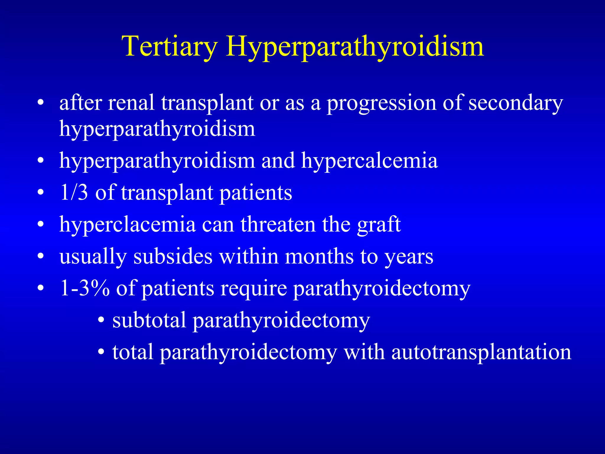 Hyperparathyroidism Mancini | PPT | Endocrine and Metabolic Diseases ...