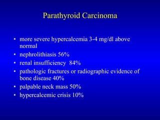 Hyperparathyroidism Mancini | PPT