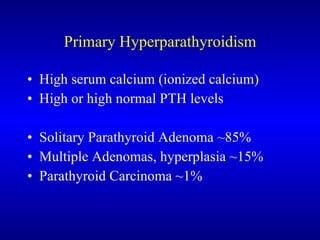 Hyperparathyroidism Mancini | PPT