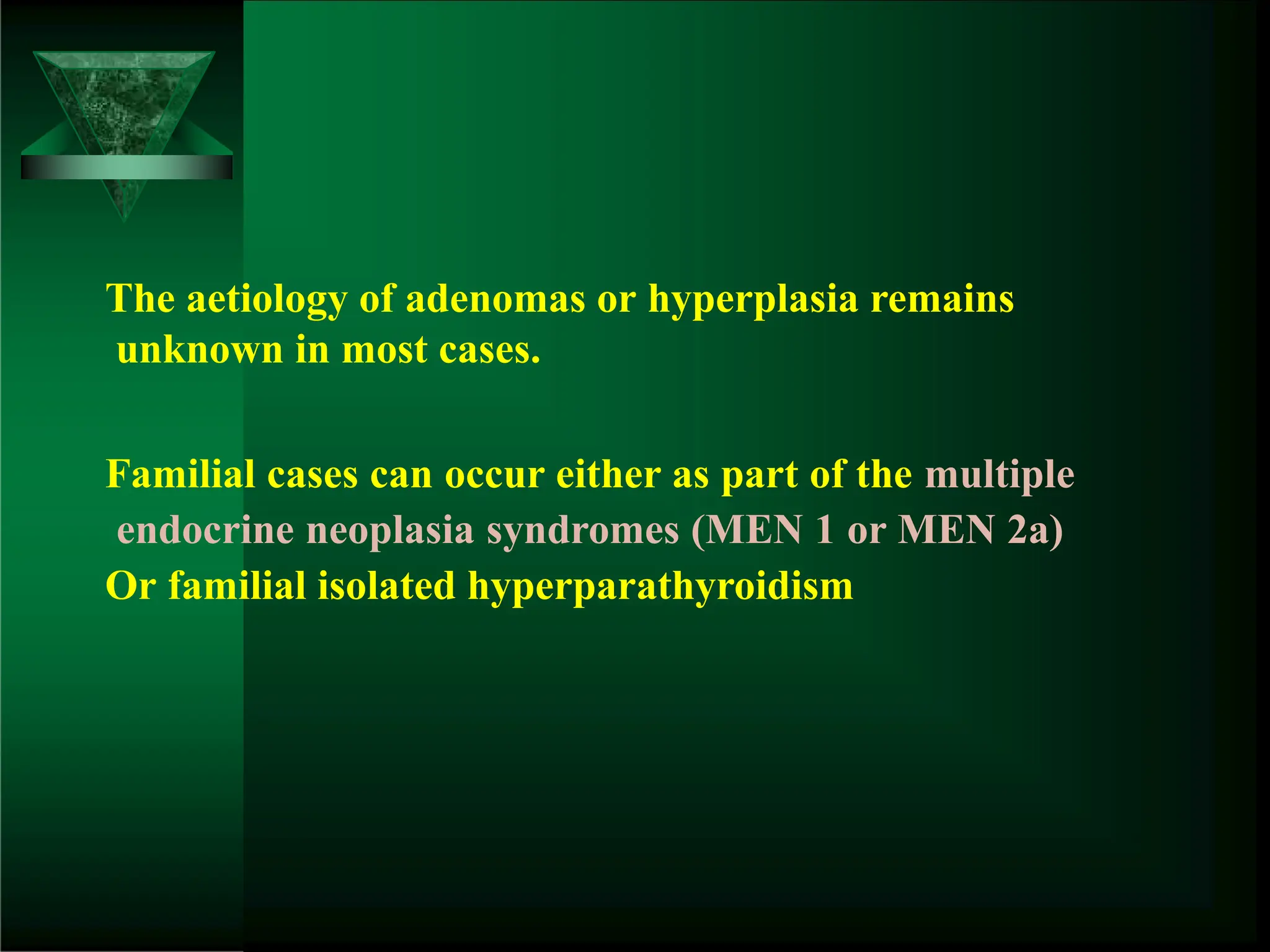 hyperparathyroidism types and management | PPTX