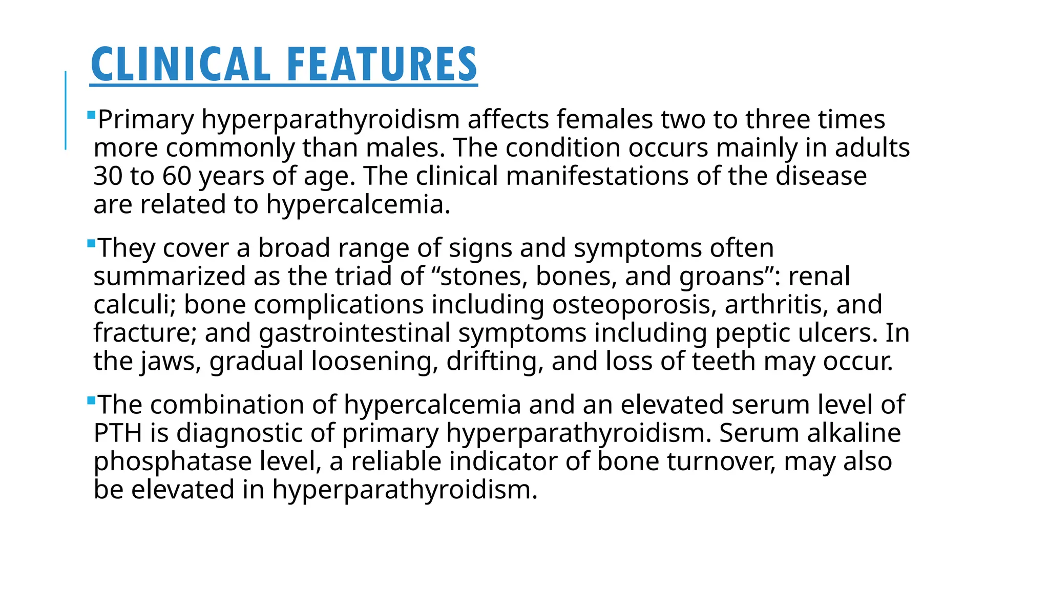 hyperparathyroidism , it's effects on jaws and teeth | PPT