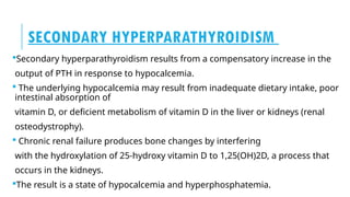 hyperparathyroidism , it's effects on jaws and teeth | PPTX