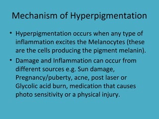 Hyperpigmentation on the face slide share | PPT