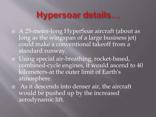 Hyperplane (Aerospace) | PPTX