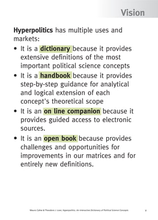 Hyperpolitics Prospectus | PDF | Science