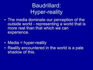 Hyperreality | PPT | Science