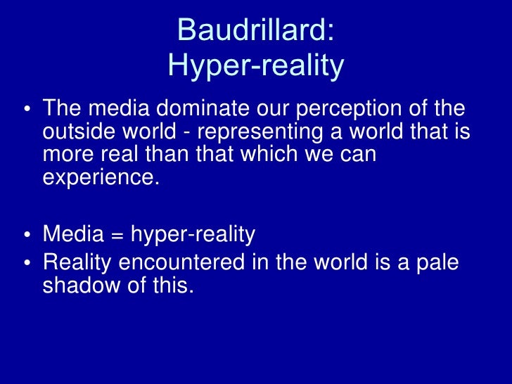 Hyperreality