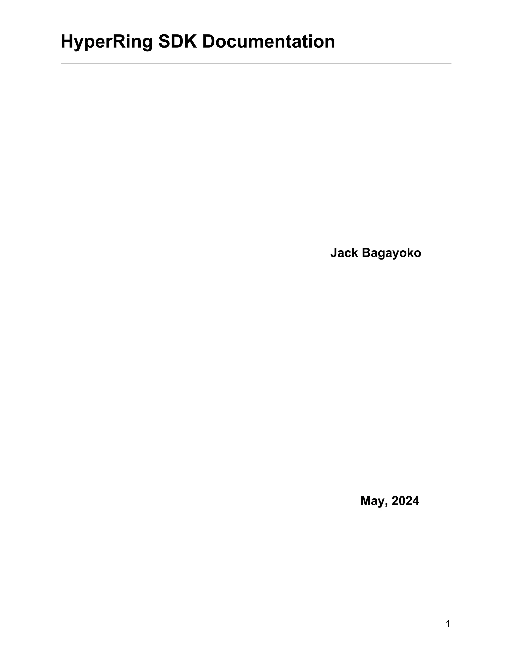 HyperRing SDK Documentation: Advanced NFC and Multi-Factor Authentication Integration for Mobile ...