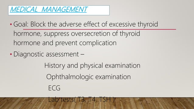 Hyperthyroidism - clinical features, cause, management, surgery | PPT