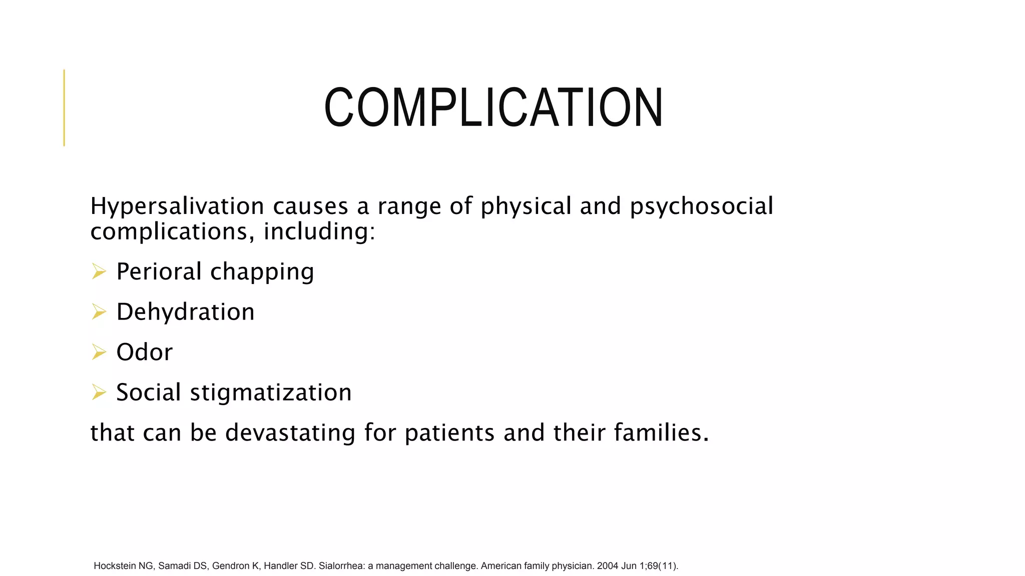 Hypersalivation | PPTX
