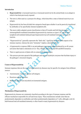 Hypersensitivity 1 | PDF