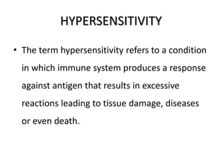 Hypersensitivity | PPT