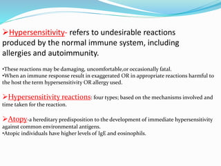 Hypersensitivity | PPT