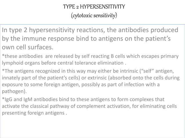 Hypersensitivity type 2 | PPTX | Infectious Diseases | Diseases and Conditions