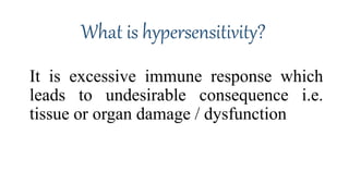 hypersensitivity.pptx | Allergies | Diseases and Conditions