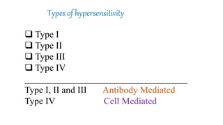 hypersensitivity.pptx | Allergies | Diseases and Conditions