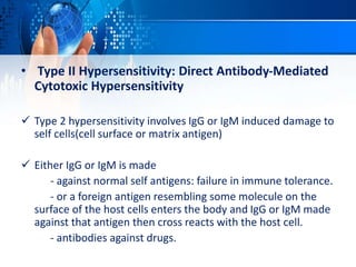 HYPERSENSITIVITY and Its Types and related reaction with examples | PPTX