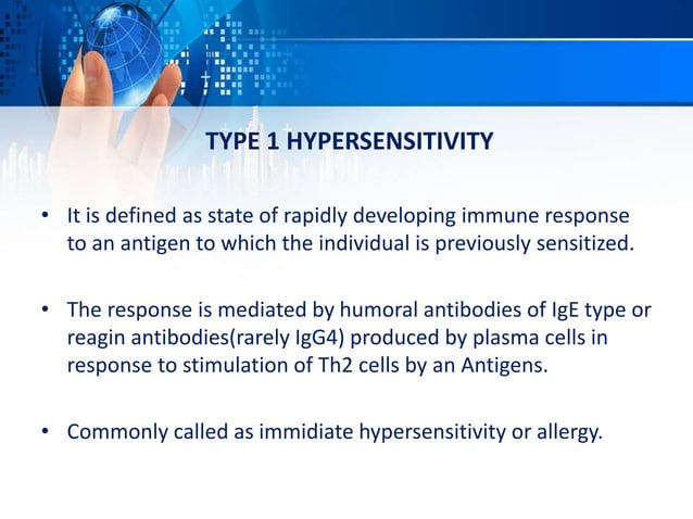 HYPERSENSITIVITY and Its Types and related reaction with examples | PPT