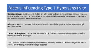 Hypersensitivity type 1 reaction with classification .pptx