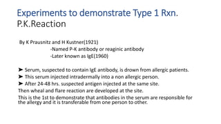 Hypersensitivity type 1 reaction with classification .pptx