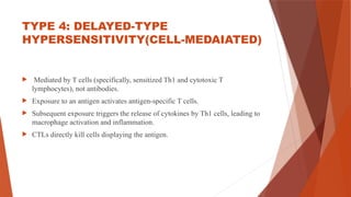 HYPERSENSITIVITY. All types in pathology | PPTX
