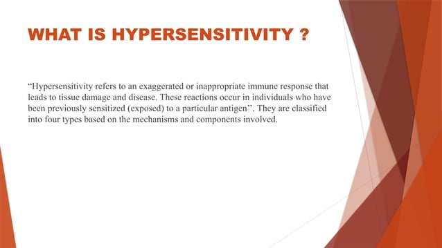 HYPERSENSITIVITY. All types in pathology | PPTX