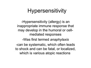 Hypersensitivity microbiology medical.ppt