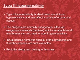 Hypersensitivity and its types ( type 1 anaphylaxis, type 2, Type 3 ...