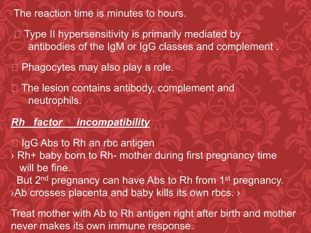 Hypersensitivity and its types ( type 1 anaphylaxis, type 2, Type 3 ...