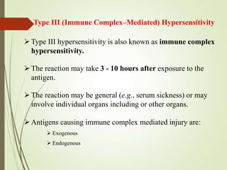 hypersensitivity and its types with mechanism .ppt
