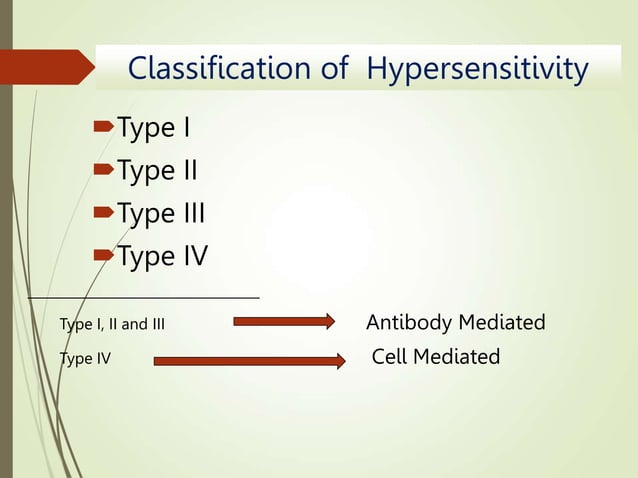 hypersensitivity and its types with mechanism .ppt