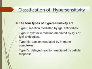hypersensitivity and its types with mechanism .ppt