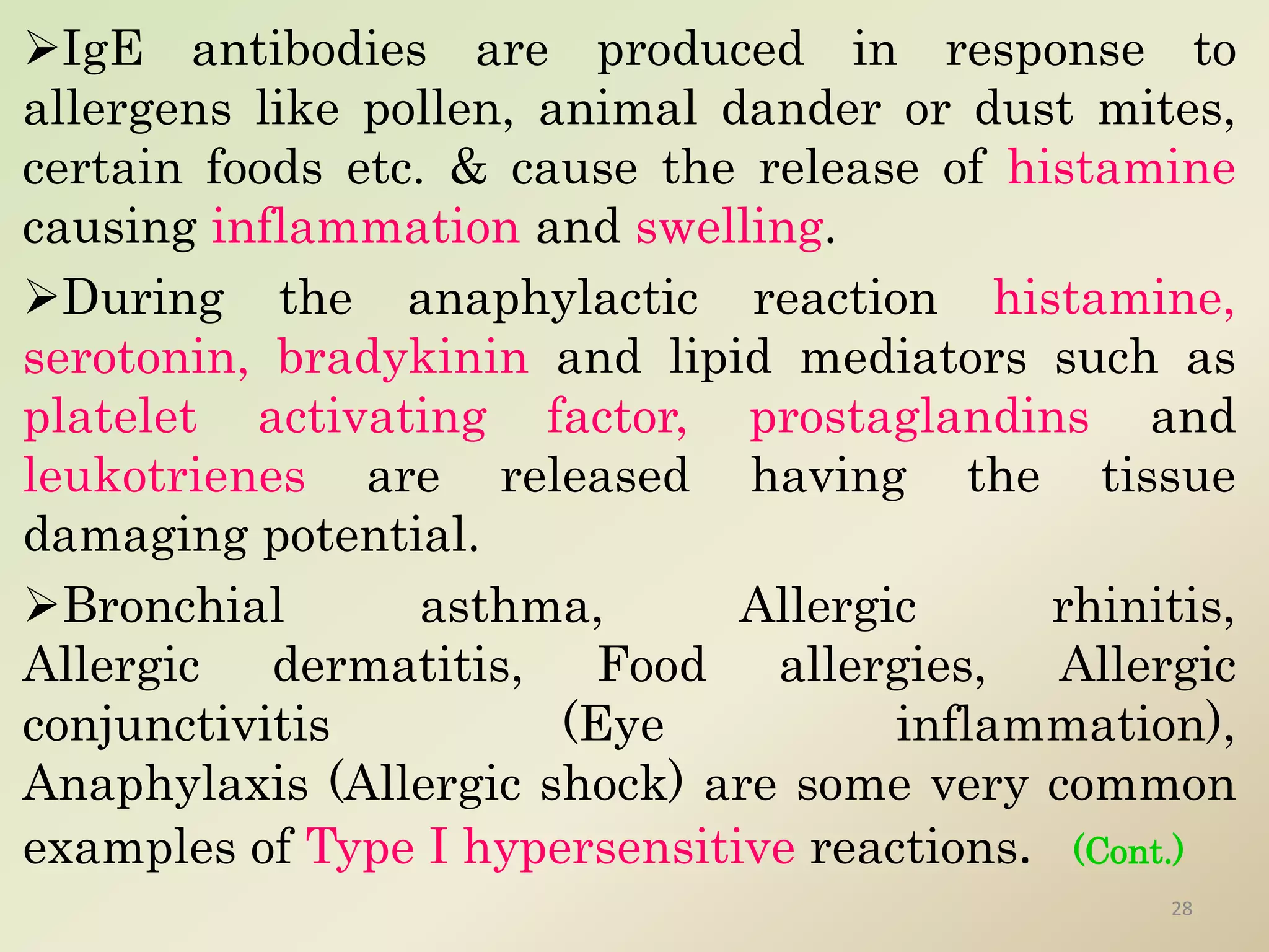 Hypersensitivity or Allergic Reactions | PPTX
