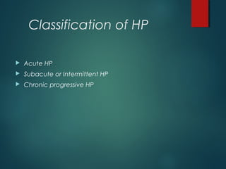 Hypersensitivity Pneumonitis | PPT