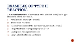 Hypersensitivity reactions | PPTX