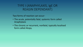 Hypersensitivity reactions | PPTX