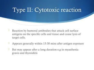 Hypersensitivity Reactions.pptx TYPE I,II,III,IV | PPT