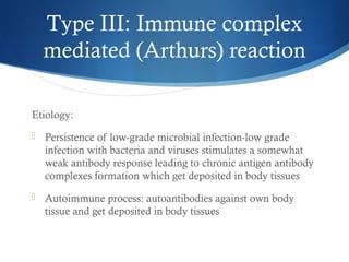 Hypersensitivity Reactions.pptx TYPE I,II,III,IV | PPT