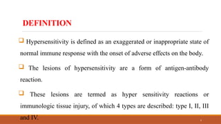 HYPERSENSITIVITY REACTIONS - Pathophysiology Notes for Second Year ...