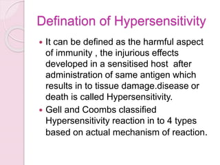 Hypersensitivity allergic reaction | PPT