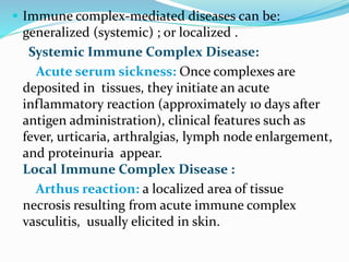Hypersensitivity type -3 reactions | PPTX