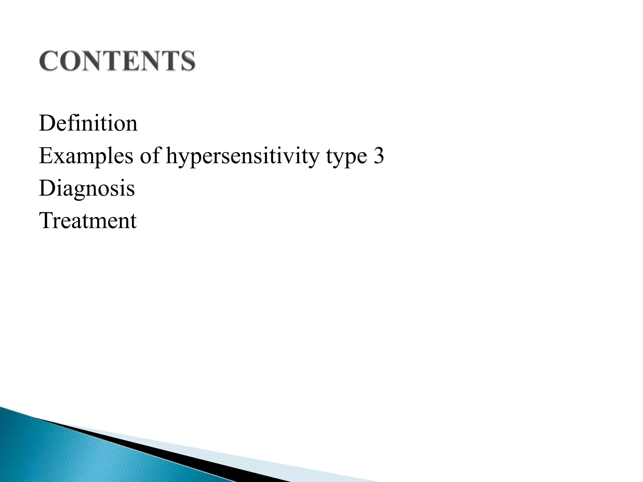 Hypersensitivity type 3 | PPT