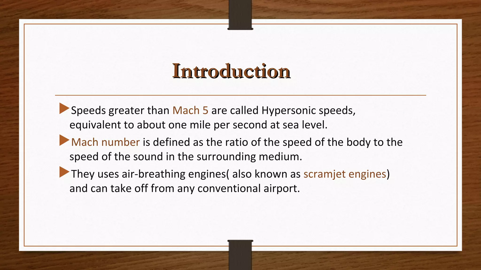 Hypersonic aircraft | PPT