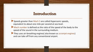Hypersonic aircraft | PPT
