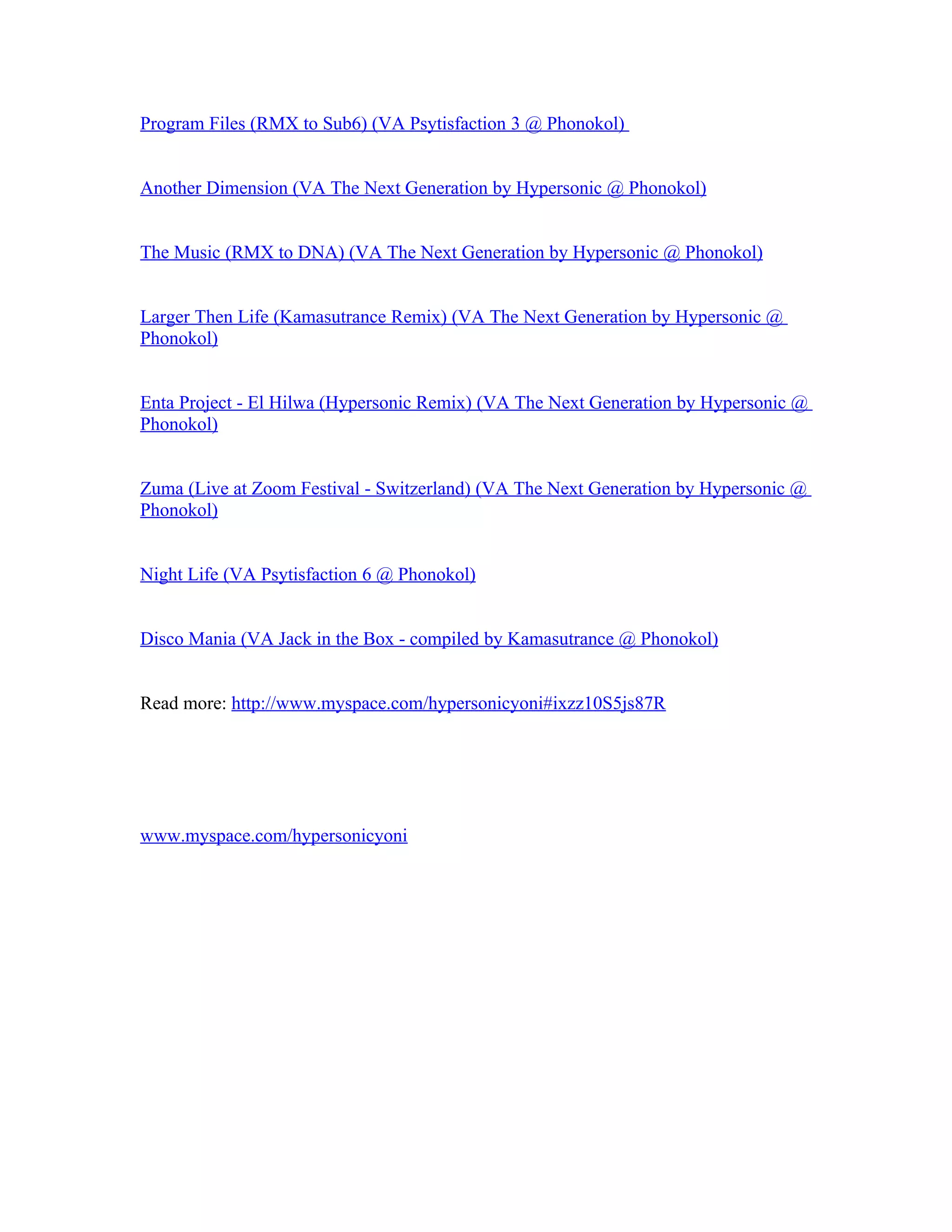 Hypersonic official | RTF