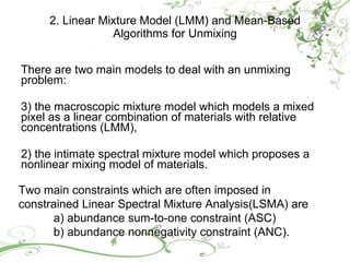 Hyperspectral unmixing using novel conversion model.ppt